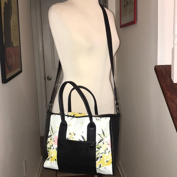 French Connection | Bags | French Connection Vegan Leather Floral ...